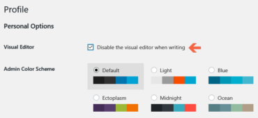 How to Disable WordPress Visual Editor on Individual Posts and Pages