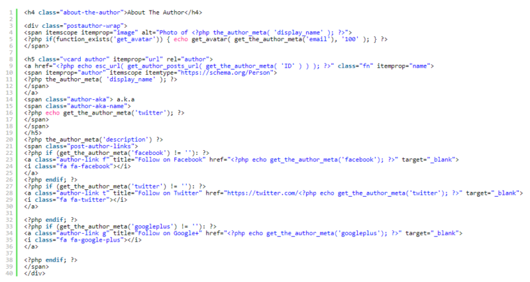 How to Add Author Box in WordPress {with or without Plugin} - Schema