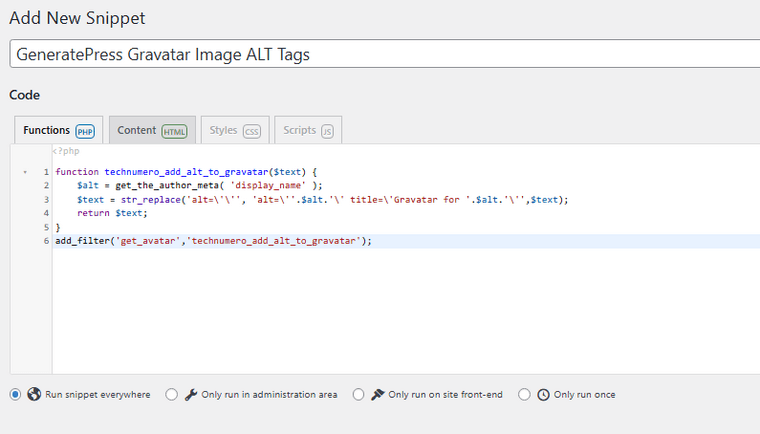How to Add ALT Text to Gravatar Images in GeneratePress (2025)