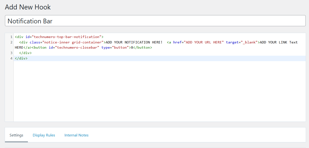 How to Create a GeneratePress Notification Bar without a Plugin (2025)