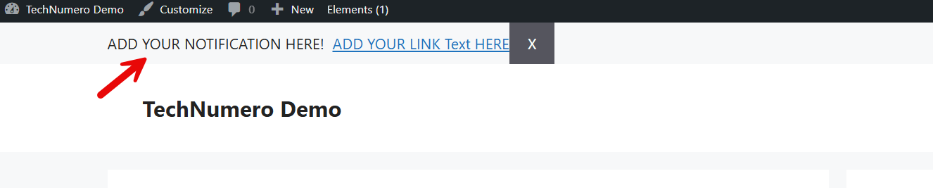 How to Create a GeneratePress Notification Bar without a Plugin (2025)